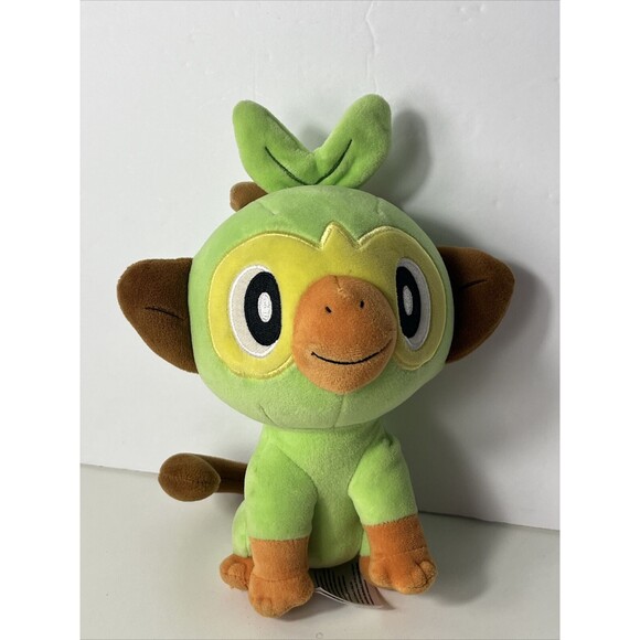 Nintendo | Toys | 222 Pokemon Grookey Grass Monkey 8 Plush Stuffed ...